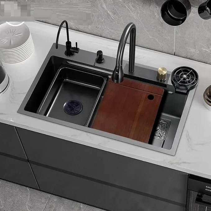 Ideal Kitchen Sink For Your Home: Normal Sink Vs. Waterfall Sink - 2025 ...